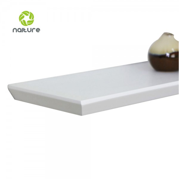 Naiture 18 x 8 x 1 1/4 H inch Beveled Floating Wall Shelf Hidden ...